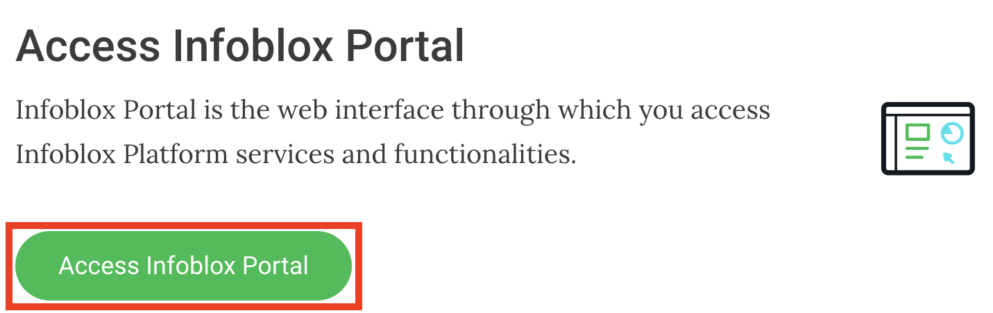 Connecting to Infoblox Portal